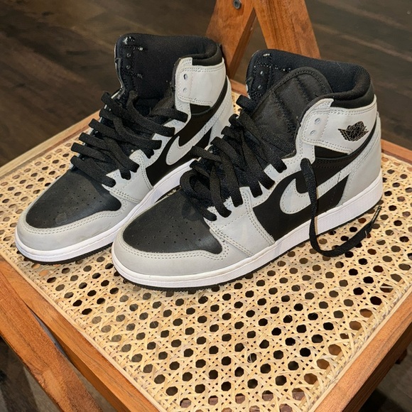 Nike | Shoes | Grey And Black Shadow Air Jordan High Top | Poshmark